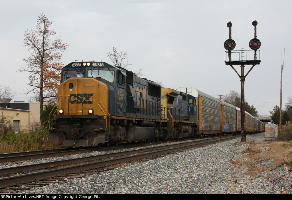 CSX Q217 with locomotive 4533
